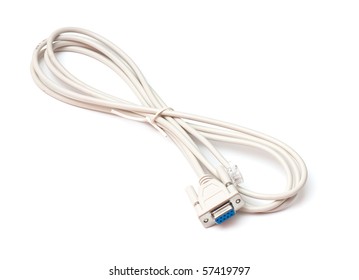 Tech Cable Plug Isolated On White Stock Photo 57419797 | Shutterstock