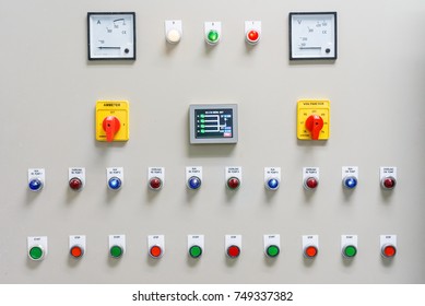 Technical Display On Control Panel Electrical Stock Photo 749337382 ...