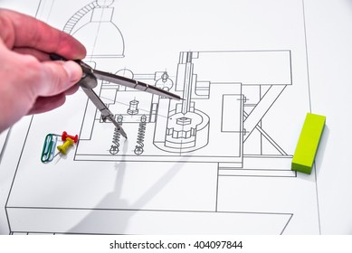 Technical Drawing Tools Hand Stock Photo 404097844 | Shutterstock