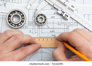 Technical Drawing Tools Hand Stock Photo 72122290 | Shutterstock