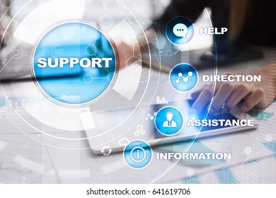 Technical Support Customer Help Business Technology Stock Photo ...