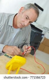 Technician Using Multimeter Stock Photo 771586723 | Shutterstock