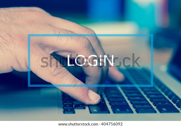 Technology Concept Login Stock Photo 404756092 | Shutterstock