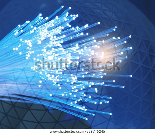 Technology Fiber Optic Background Stock Photo (Edit Now) 559745245