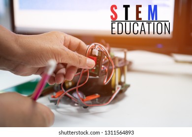 Technology Robotics Project Stem Education Diy Stock Photo 1311564893 ...