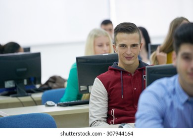 Technology Students Group Computer Lab Classroom Stock Photo 307944164 ...