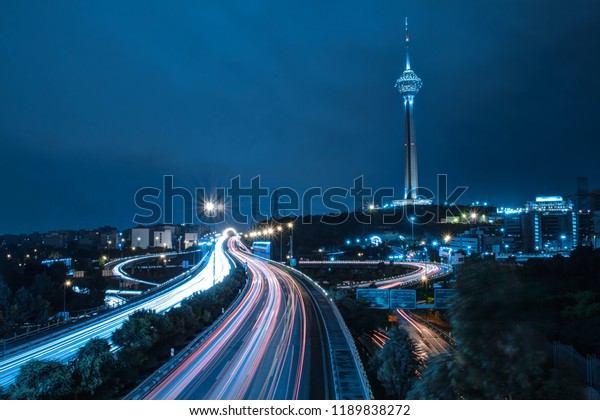 Tehran Night Stock Photo (Edit Now) 1189838272