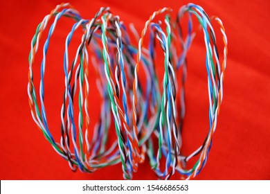 Telephone Computer Network Cable Twisted Pair Stock Photo 1546686563 ...