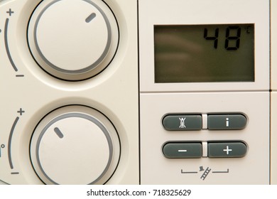 Temperature Control Dial Central Heating Home Stock Photo 718325629 ...
