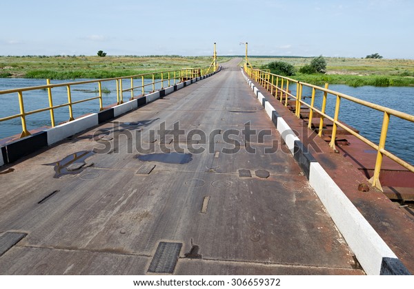 Temporary River Bridge Stock Photo 306659372 | Shutterstock