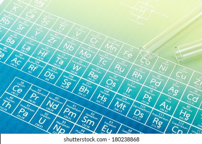 Test Tubes Periodic Table Elements Stock Photo 180238868 | Shutterstock