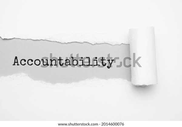 Text Accountability Appearing Behind Torn Brown Stock Photo 2014600076 ...