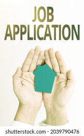 Text Caption Presenting Job Application Business Stock Photo 2039790476 ...
