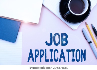 Text Caption Presenting Job Application Internet Stock Photo 2145875681 ...