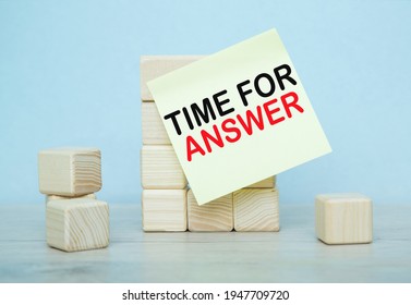 Text Time Answer Writing Cubes Cube Stock Photo 1947709720 | Shutterstock