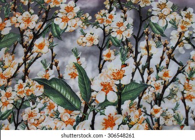 Textile Flowers Stock Photo 349636541 | Shutterstock