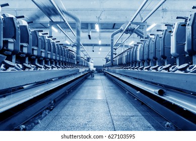 Textile Mill Workshop Interior Working Female Stock Photo 627103595 ...