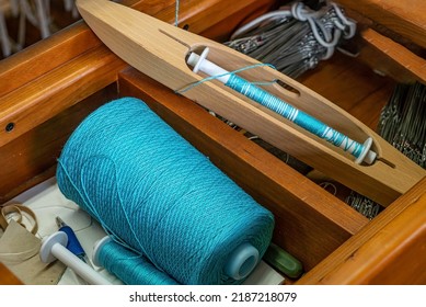 Textile Weaving Tool Called Shuttle Spool Stock Photo 2187218079 ...