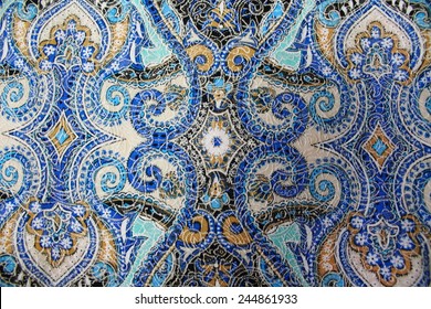 Textiles Blue Stock Photo 244861933 | Shutterstock