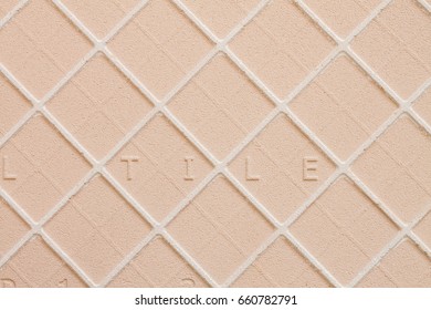 Texture Back Side Ceramic Tile Background Stock Photo 660782791 ...