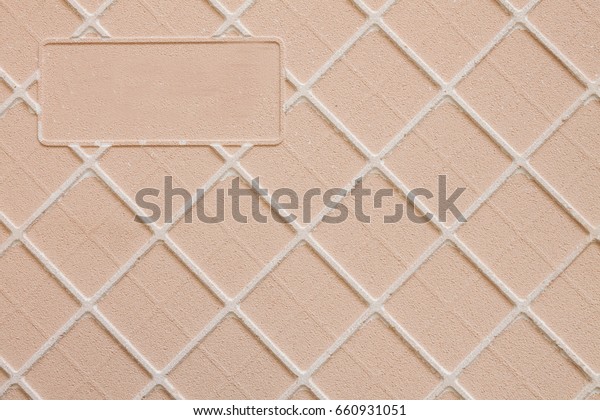 Texture Back Side Ceramic Tile Background Stock Photo 660931051 ...