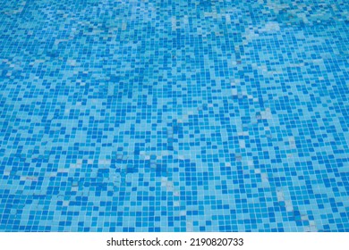 Texture Bottom Pool Summer Background View Stock Photo 2190820733 ...