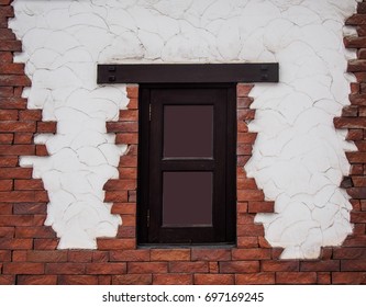 Texture Dark Brown Window Frame On Stock Photo 697169245 | Shutterstock