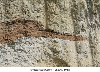Texture Different Layers Clay Underground Clay 스톡 사진 1520473958 ...