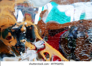Texture Ice Reflection Refraction Stock Photo 497956951 | Shutterstock
