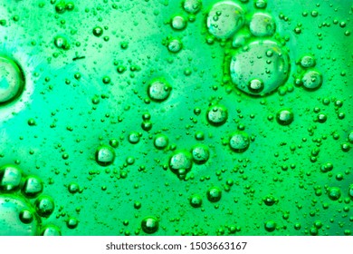 Liquid Soap Green Color Bubbles Abstract Stock Photo 1499483510 ...