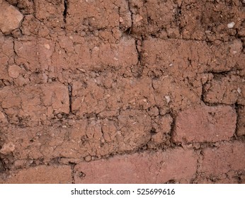 Texture Mud Brick Wall Stock Photo 525699616 | Shutterstock