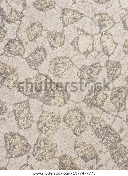 Texture Stone Patchy Floor Pathway Stock Photo 1377477773 | Shutterstock