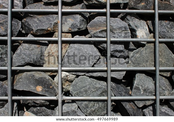 Texture Stone Wall Wire Mesh Stock Photo 497669989 | Shutterstock