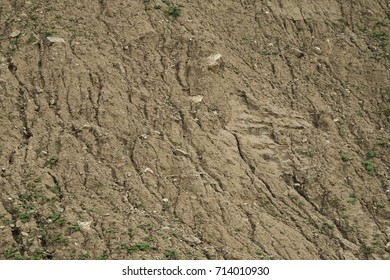 Texture Surface Soil On Slope After Stock Photo 714010930 | Shutterstock