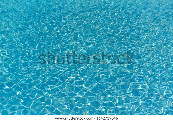 Texture Water Surface Overhead View Swimming Stock Photo 1642719046 ...