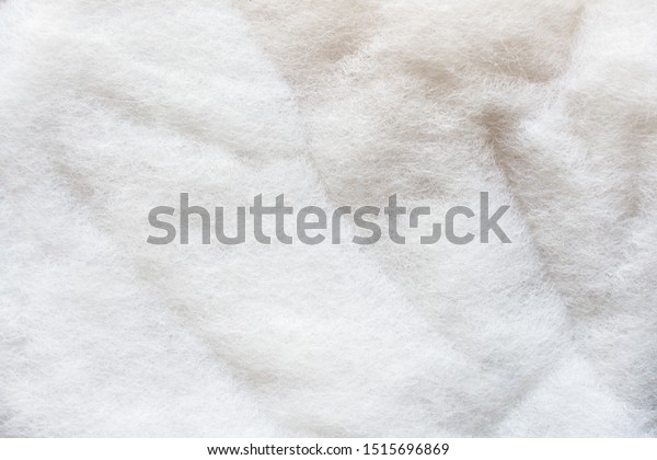 Texture White Padding Polyester Syntepon Insulation Stock Photo ...