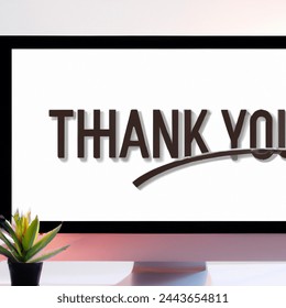 Thank You Block Text On Top AI-generated image 2541584803 | Shutterstock