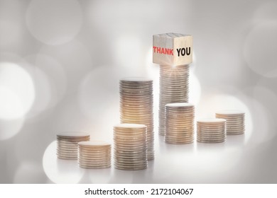 Thank You On Cube On Stack Stock Photo 2172104067 | Shutterstock