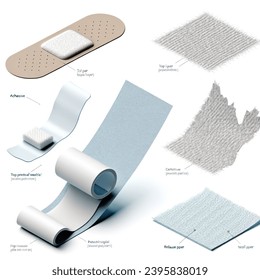 There Exploded Views Band-aid Normal Size imagem gerada por IA ...