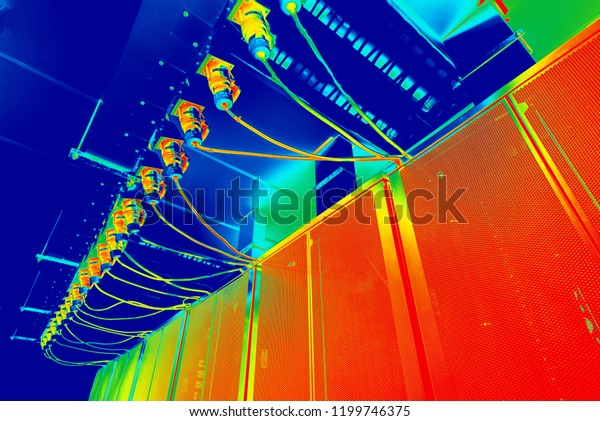 Thermal Imaging Data Center Server Room库存照片1199746375 | Shutterstock