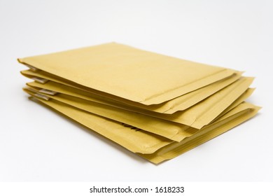 Thick Envelopes On White Background Stock Photo 1618233 | Shutterstock