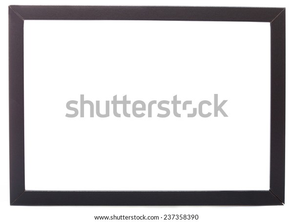 Thin Black Frame On White Background Stock Photo 237358390 | Shutterstock
