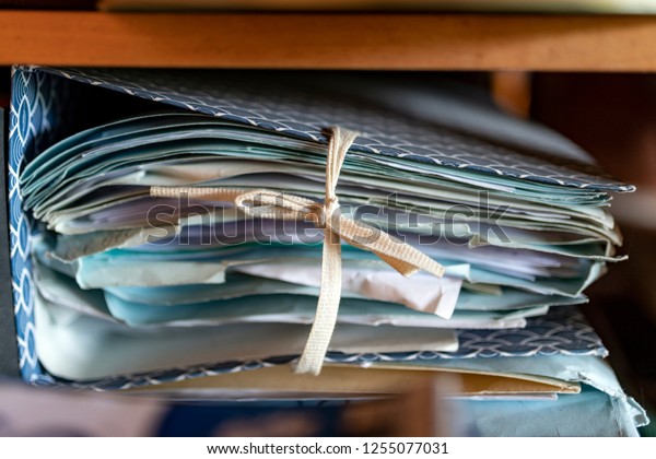 Think Dossier Folder Tons Papers Documents Stock Photo 1255077031 ...