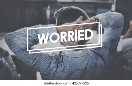 Thinking Crisis Analyse Depression Problem Concept Stock Photo ...