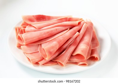 130,446 Sliced ham on plate Images, Stock Photos & Vectors | Shutterstock