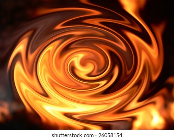 Fire Vortex Made Real Fire Captured Stock Photo (Edit Now) 2111536700