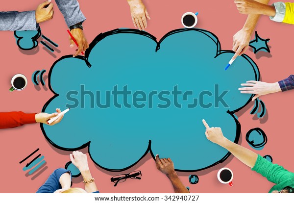 Thought Bubble Thinking Ideas Imagination Concept Stock Photo (Edit Now ...