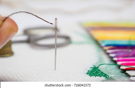 Thread Needle Stock Photo 726041572 | Shutterstock