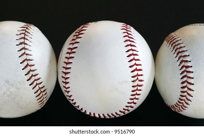Three Baseballs Stock Photo 9516790 | Shutterstock