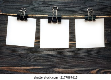 Three Blank Template Square Note Page Stock Photo 2177899615 | Shutterstock